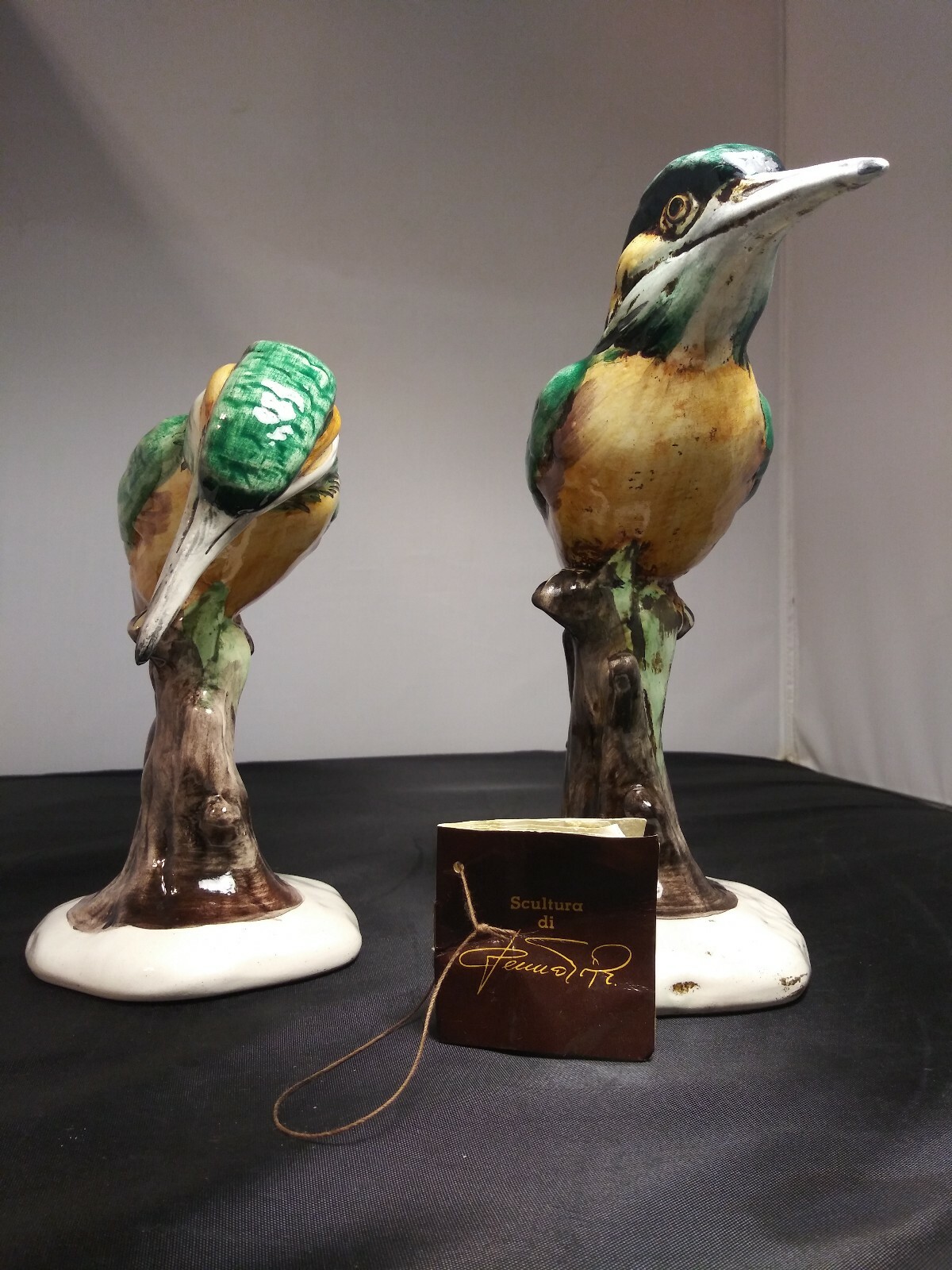 R Pennati Florence Sculture d'arte Italy Pair of Birds | eBay