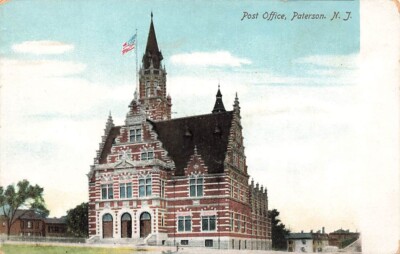 Postcard Post Office Patterson New Jersey NH1 | eBay
