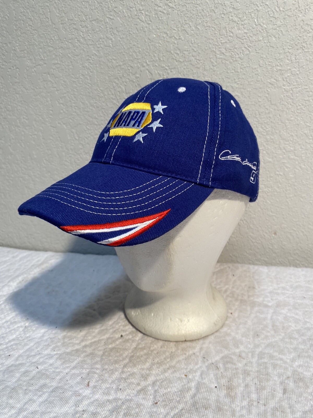 Napa Nascar Mens Baseball Cap Intrepid Fallen Heroes Fund Blue 9 28 One ...