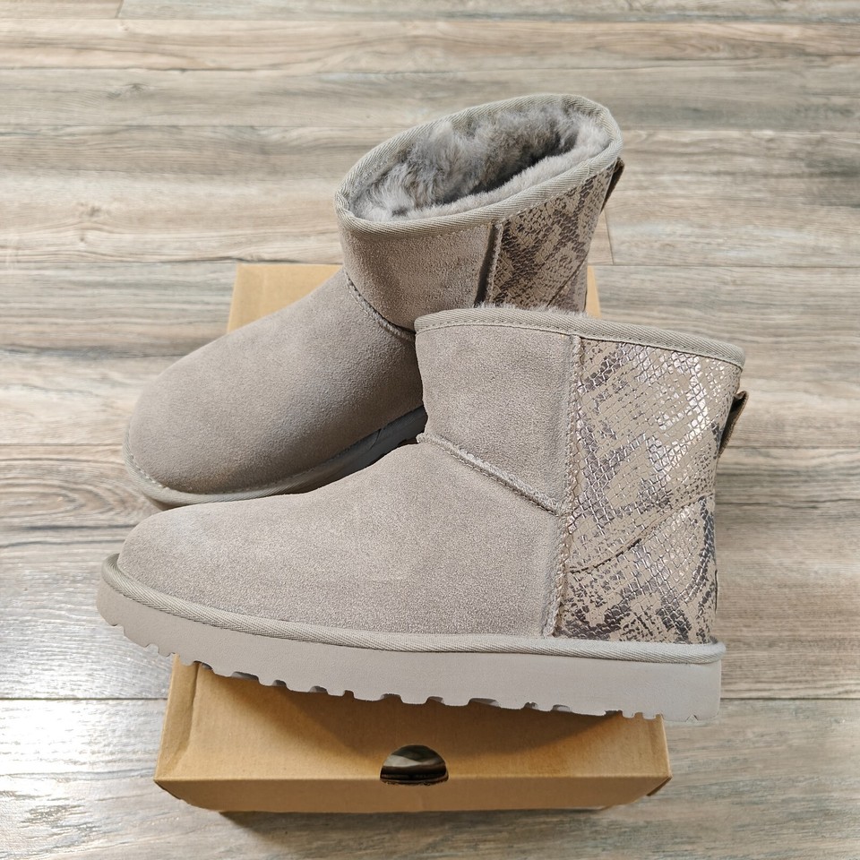 UGG Wool Mid Tall Boots for Women Black Blue Gray Multiple Colors New ...