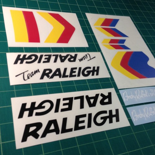 Team Andy Ruffell Raleigh Burner style niestandardowe naklejki/naklejki ...