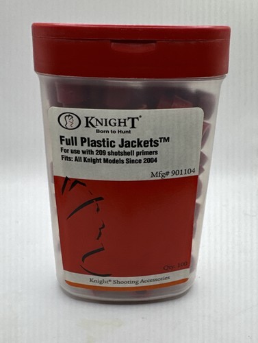 Knight Full Plastic Jackets for 209 Primers Red 100 Pack 901104 | eBay
