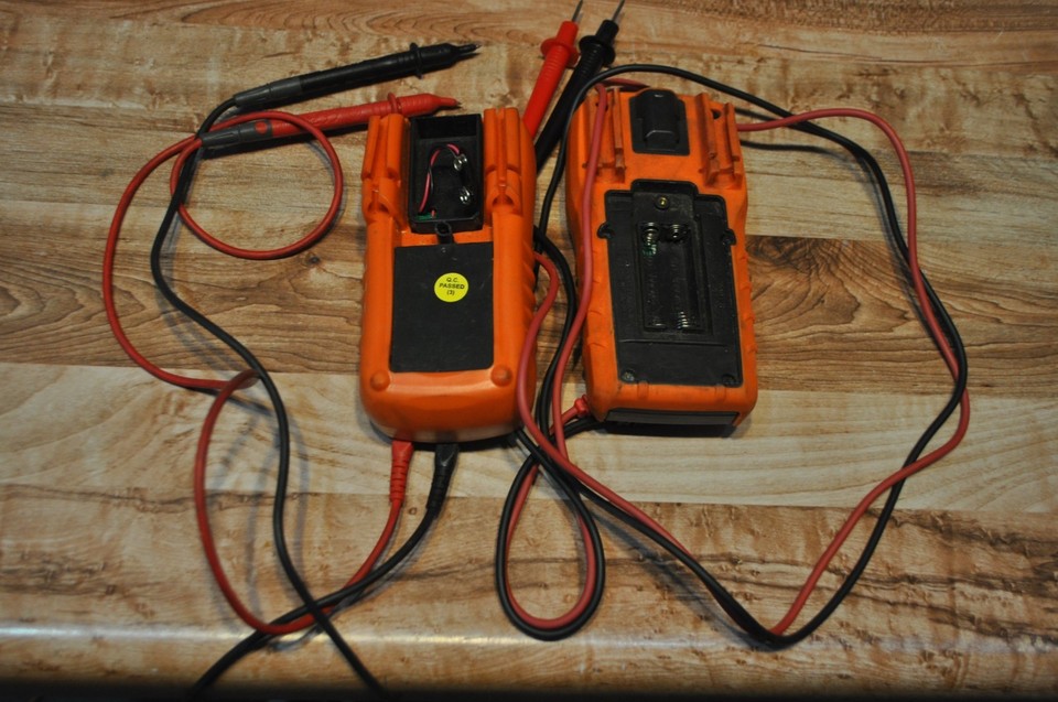 AMES Instruments DM600 + KLEIN TOOLS MM300 Digital Multimeter NO ...