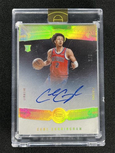 2/5 JSY# 1/1 ! 2021-22 Panini Eminence Cade Cunningham #6 Gold Rookie RC Auto | eBay