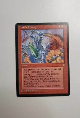 Battle Frenzy MTG Red Instant Card Magic the Gathering | eBay