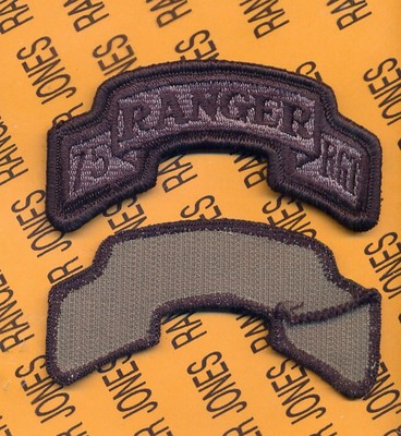 75th Infantry Airborne Ranger Regiment ACU w/ hook 3.75" scroll patch m ...