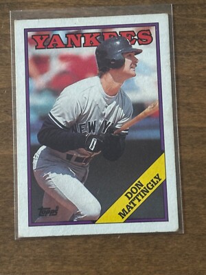Don Mattingly New York Yankees 1988 Topps #300 | eBay