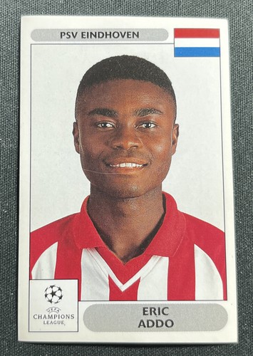 276 ERIC ADDO PSV EINDHOVEN STICKER PANINI UEFA CHAMPIONS LEAGUE 2000 ...