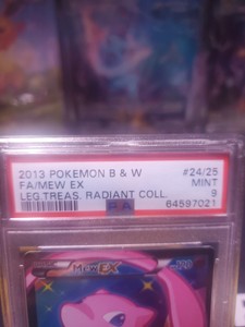 Mew ex 2013 Black & White: Legendary Treasures #RC24/RC25 Radiant ...