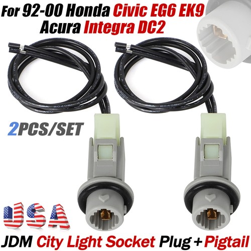For 92-00 Honda Civic EG6 EK9 Type-R Integra DC2 JDM City Light Socket ...