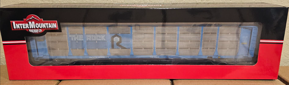 Intermountain HO BI-Level Auto Rack, Rock Island Car 990017 Spring ...