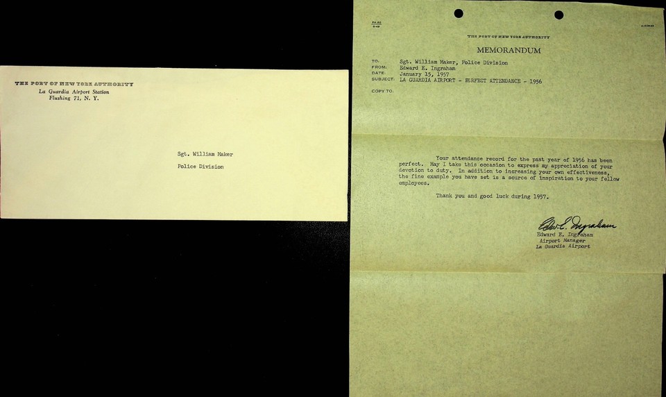 1955 PORT OF NEW YORK AUTHORITY INSTRUCTION MANUAL & LETTERS - A2 | eBay