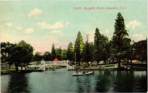 Knights Park Camden New Jersey Postcard 1910s | eBay