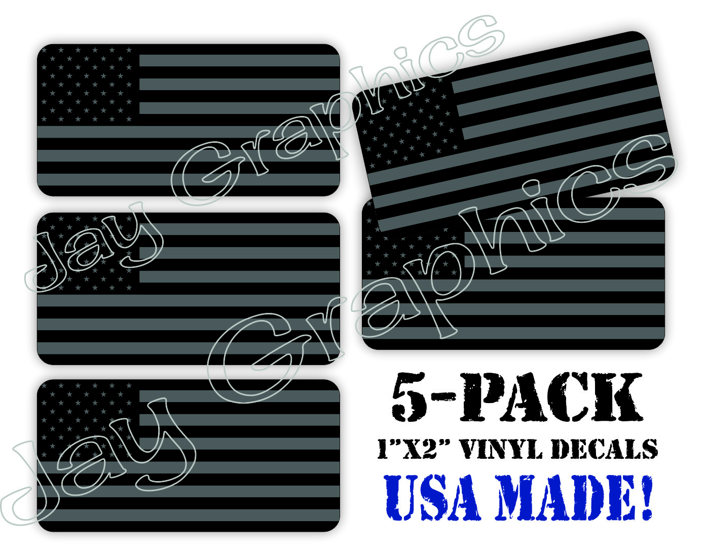 (5) Black Ops American Flag Hard Hat Decals Helmet Stickers USA ...