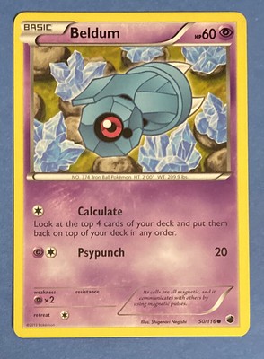 Pokémon TCG Beldum Plasma Freeze 50/116 Regular Common | eBay