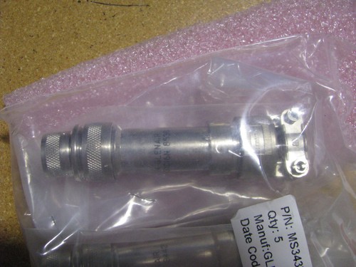 GLENAIR EMI/RFI NON-ENVIRONMENTA BACKSHELL W/CLAMP # MS3437C16N | eBay