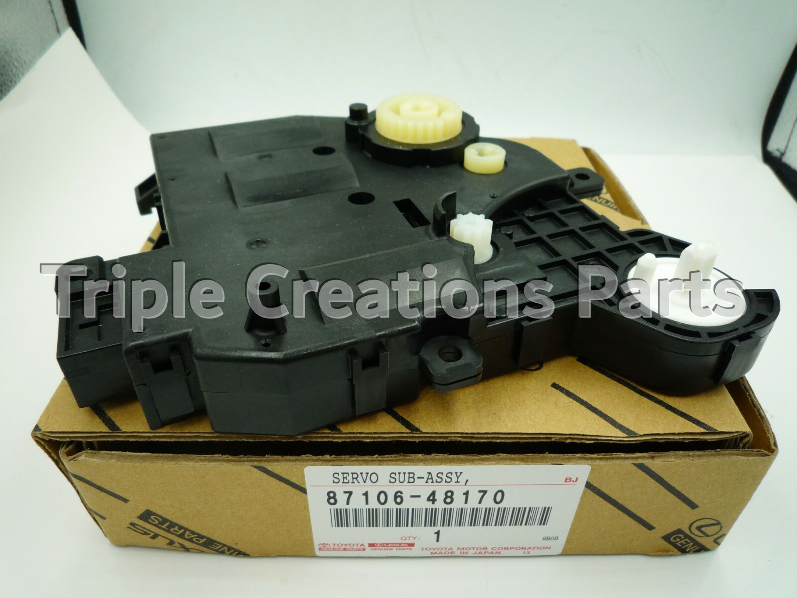 87106-48170 Toyota Genuine Damper Servo Air Conditioner Radiator No.1 ...