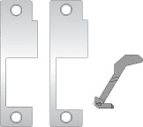 Faceplate for HES 8500 Series Electric Strikes for Schlage Mortise ...