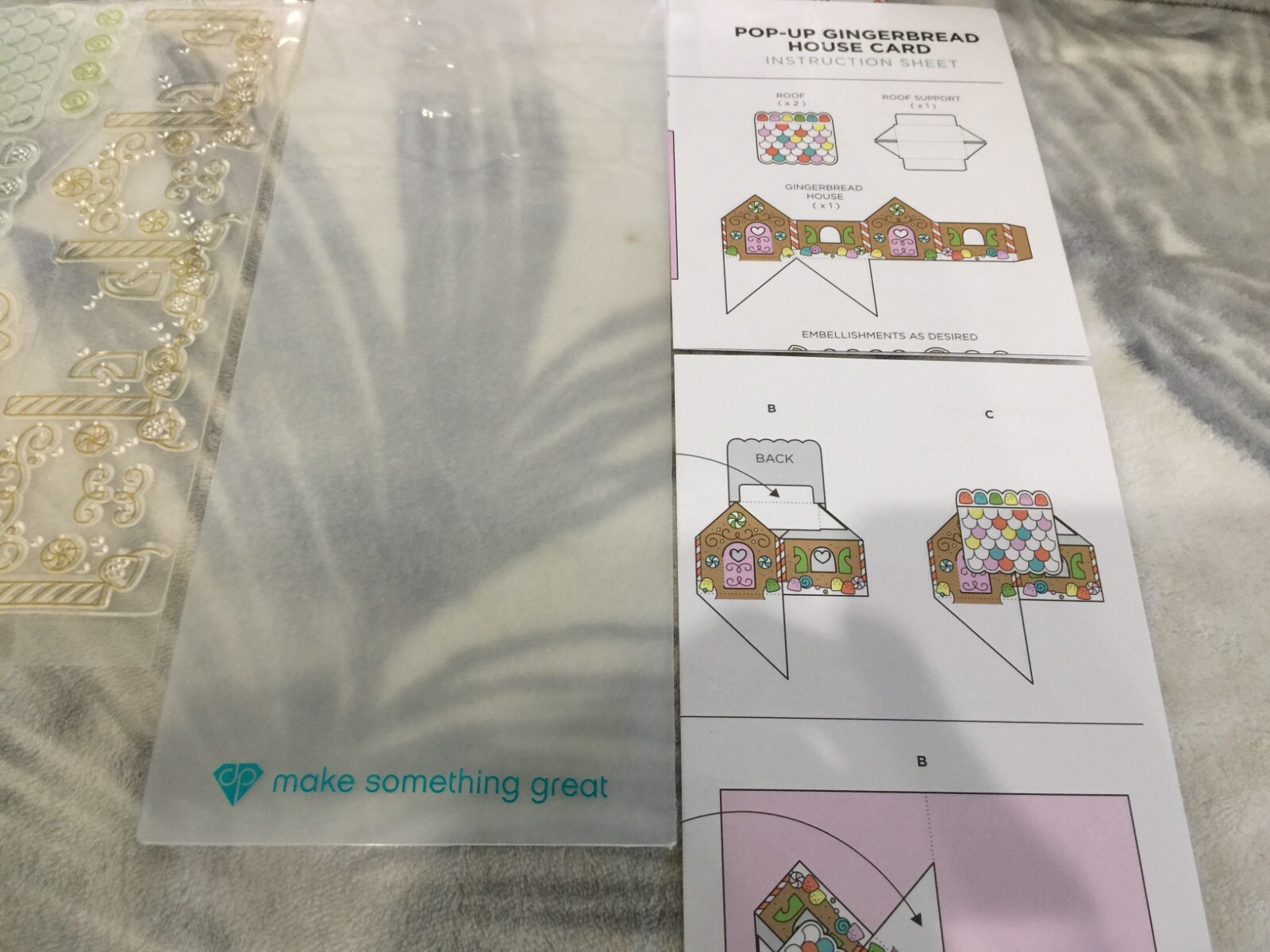 Diamond Press DP POP-UP GINGERBREAD HOUSE Stamp and Die Set 786638 New ...