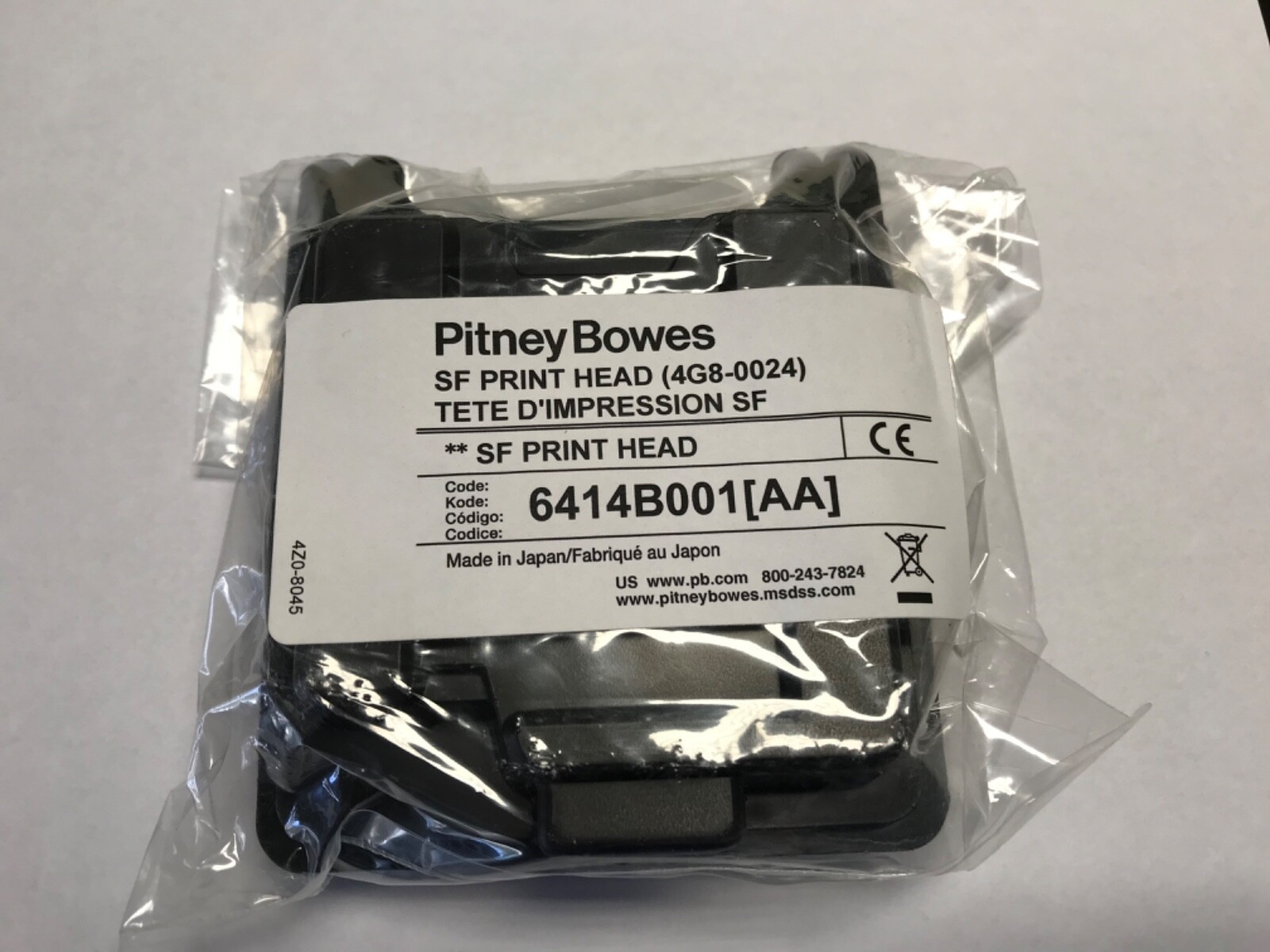 Pitney Bowes 4G8-0024 DM and SendPro C print head **FREE SHIPPING ...