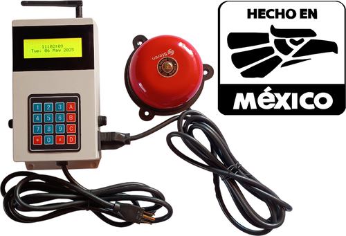 Factory break time alarm bell, notification system, Wireless Warehouse ...
