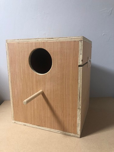 Heavy duty cockatiel kakariki nest box 12" x 10 x 10 inch nesting ...