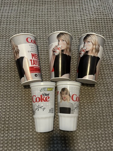 Taylor Swift Regal + Subway Cup Lot (5) 2014 | eBay