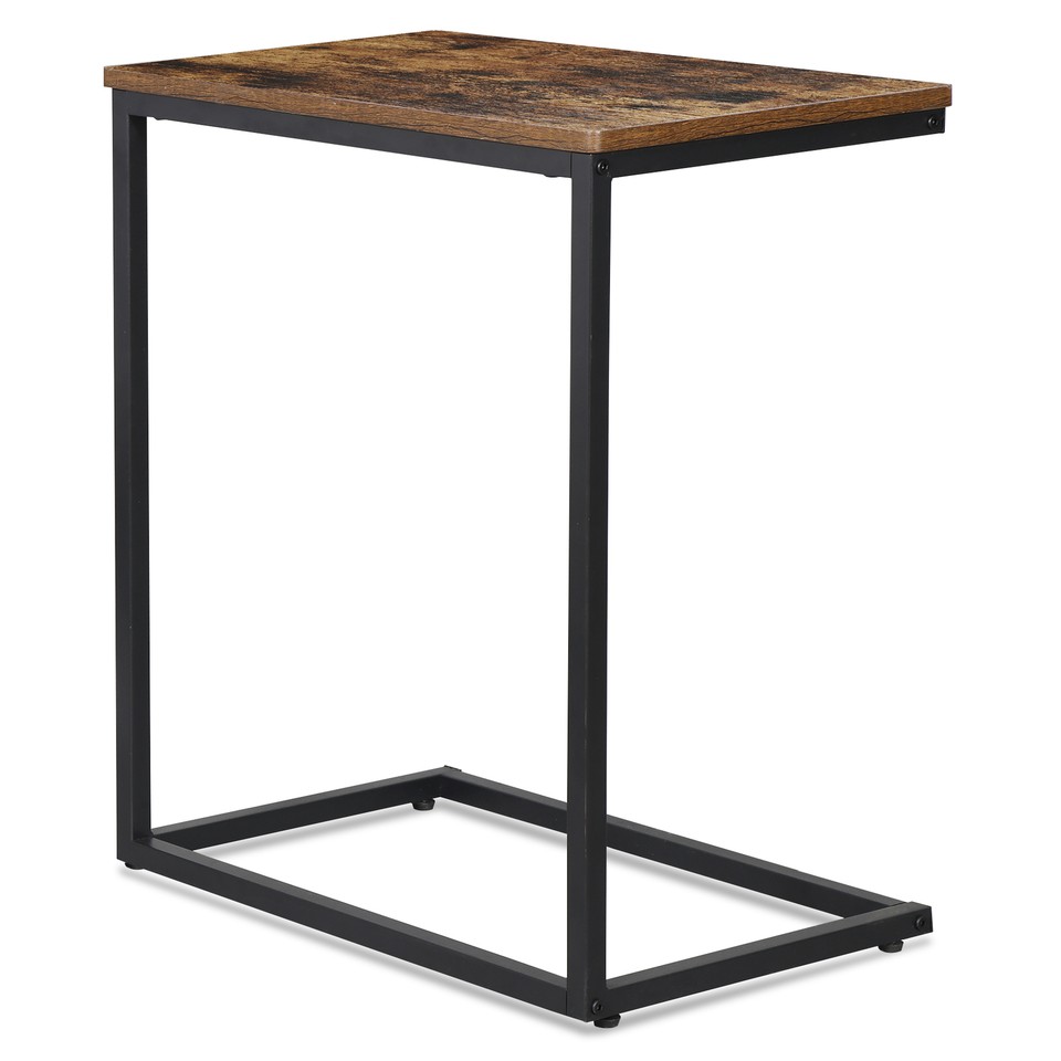 End Table Living Room C Shaped End Table 25 inches High Side Table for ...