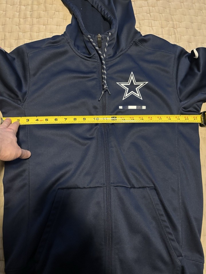 Dallas Cowboys Nike Dri Fit NFL On-Field Apparel Hoodie Size L | eBay