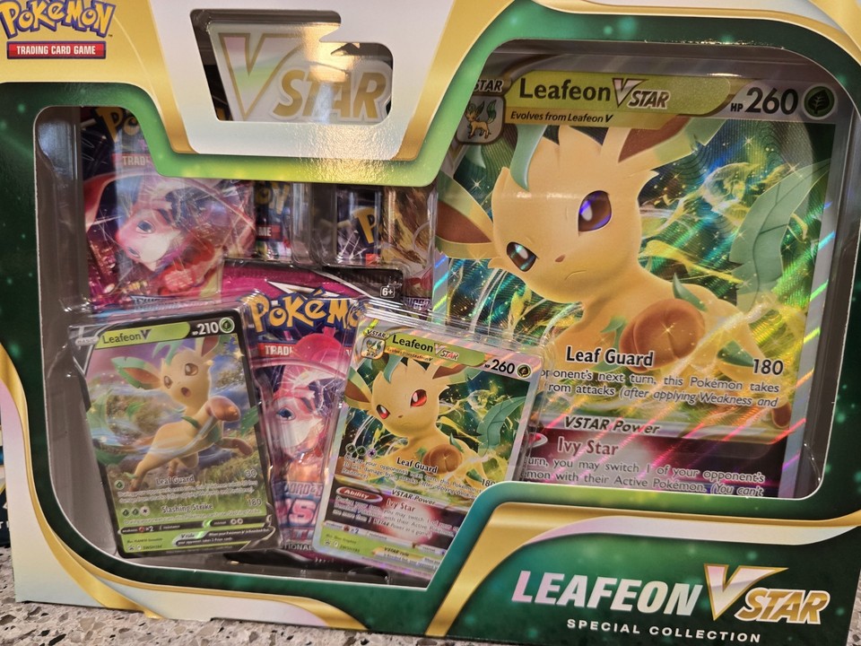 Leafeon Vstar and Glaceon Special Collection Boxes 3x - Brand New ...