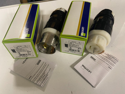 NEW 50Amp 480V Twist Locking Plug & Receptacle CS8164C & CS8165C | eBay