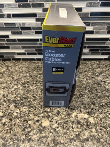 EverStart Maxx 16ft 6 Gauge Heavy Duty Booster Cables W/Smart Protector ...