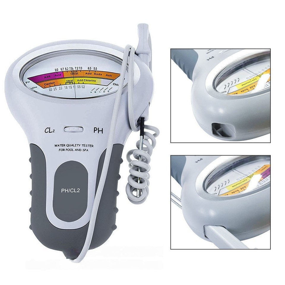 For Pool Maintenance Pool Water Tester Digital PH Meter Portable And ...