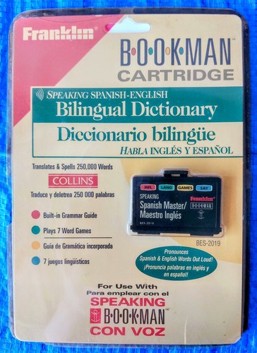 Franklin Bookman Speaking Spanish Master/Maestro Inglés Dictionary ...