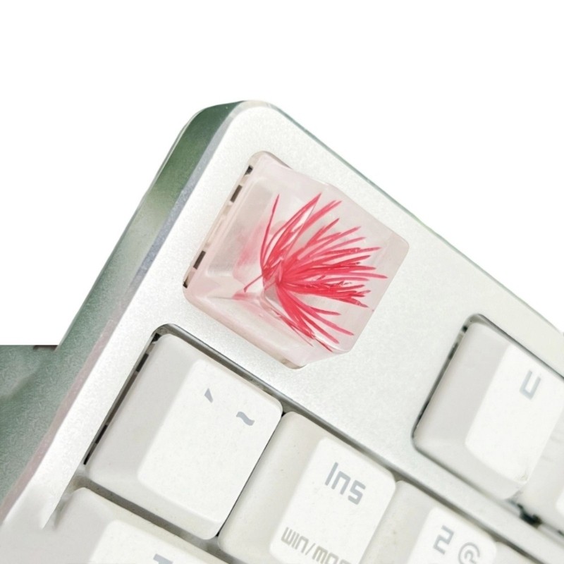 Resin Keycap Feature Pine Blossom Flower for Mechanical Keyboard Keycap ...