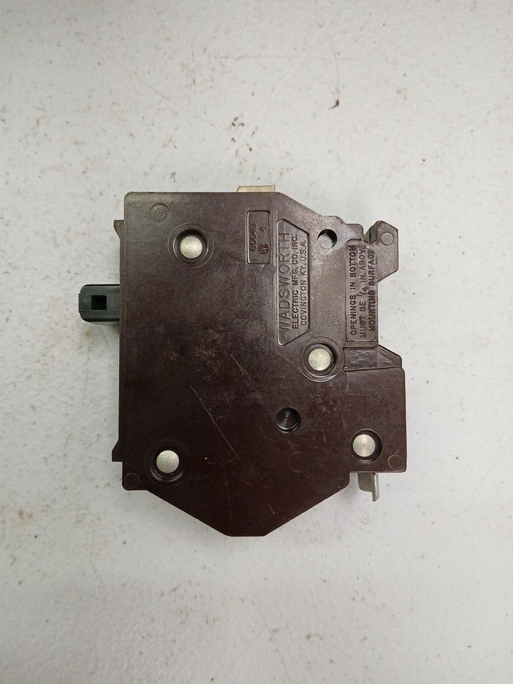 Wadsworth 15 Amp Tandem Duplex Circuit Breaker 15A Twin B1515 Metal ...