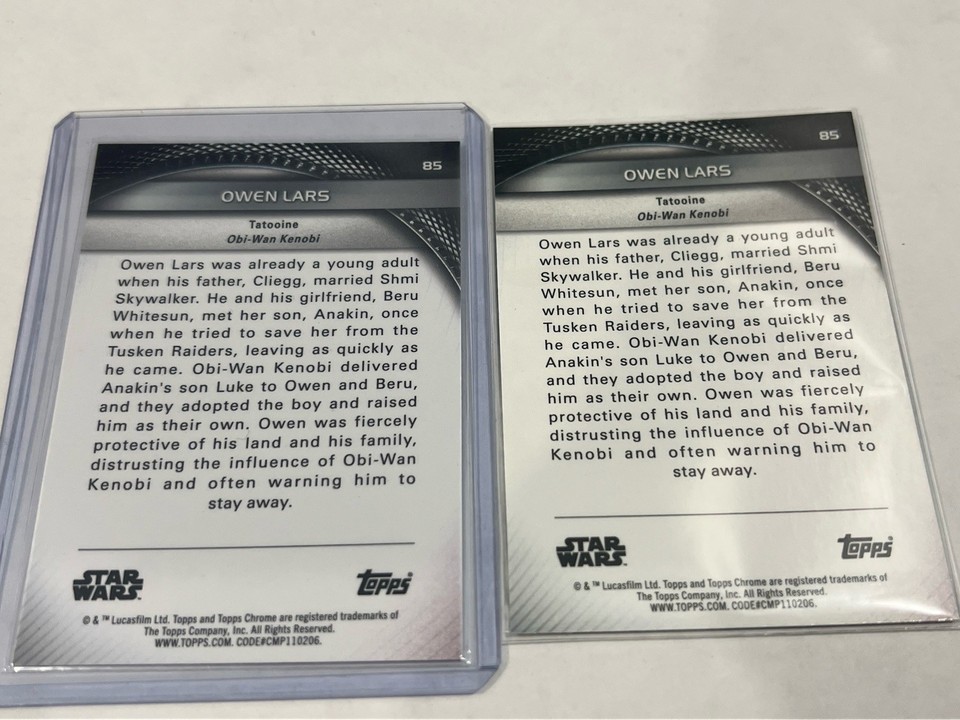 OWEN LARS 2025 - Topps Star Wars Hyperspace Nebulae Refractor | eBay