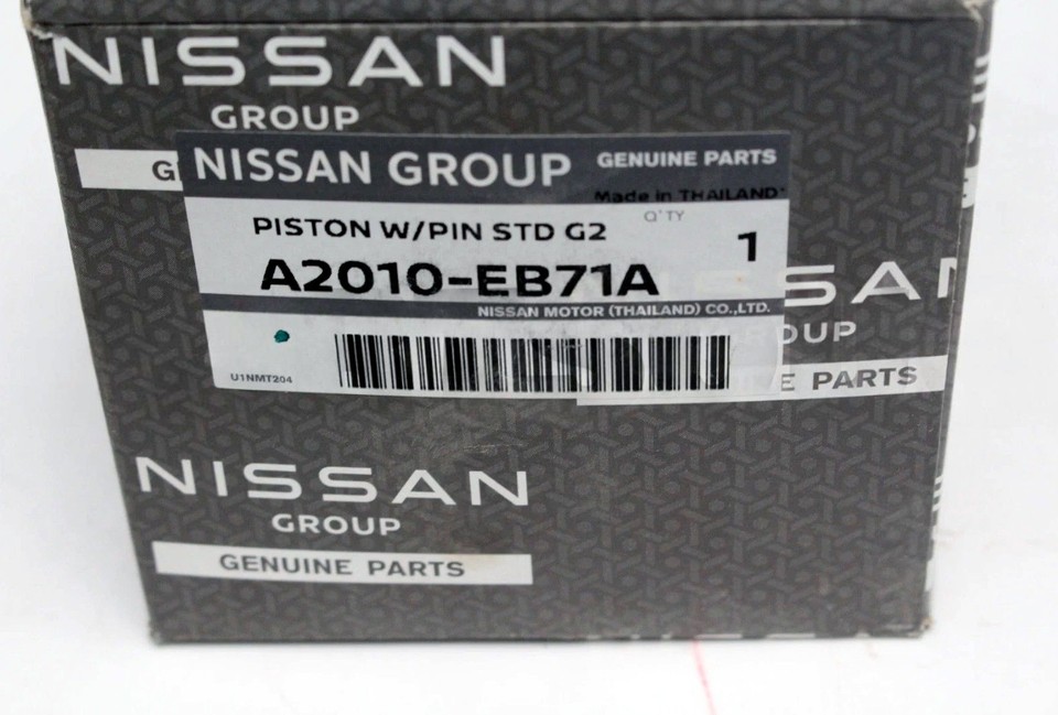 Nissan Piston w/ Pin STD G2D A2010-EB71A OEM Genuine Fits Patrol Safari ...