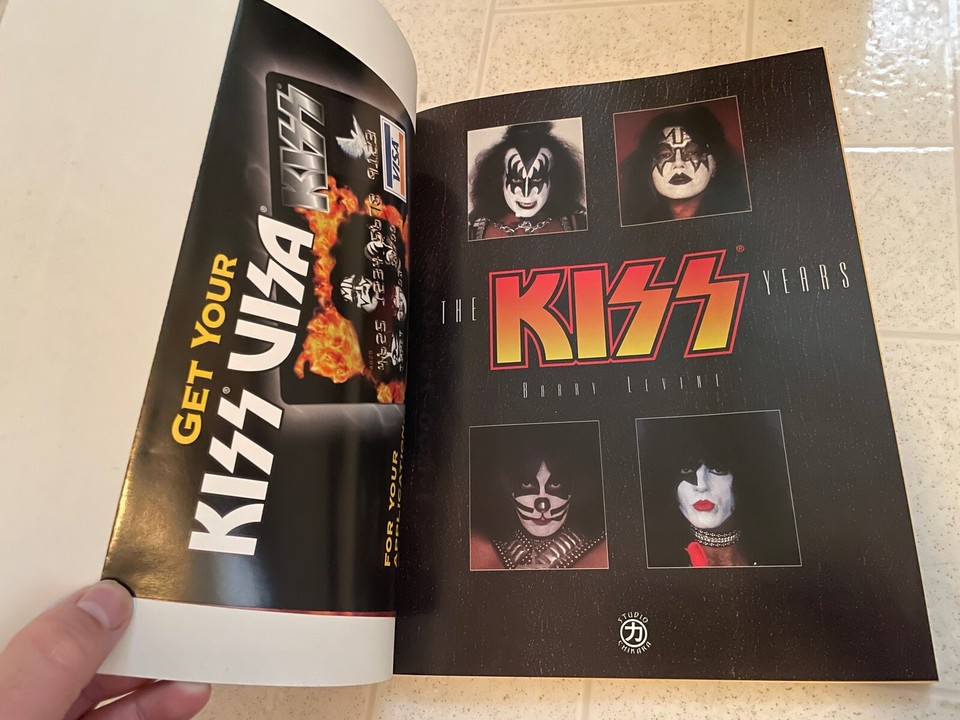 The Kiss Years by Barry Levine 1997 Trade Paperback Book +Promo ...