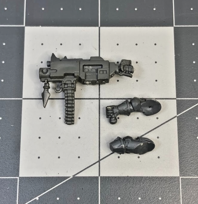 Chaos 40K SPACE MARINE Havoc HEAVY BOLTER & ARMS weapon GW bits citadel ...