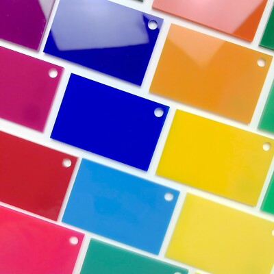 【Perspex Colour Swatch Pack】 JYCA Plastics Perspex Acrylic Sheet 【109 ...