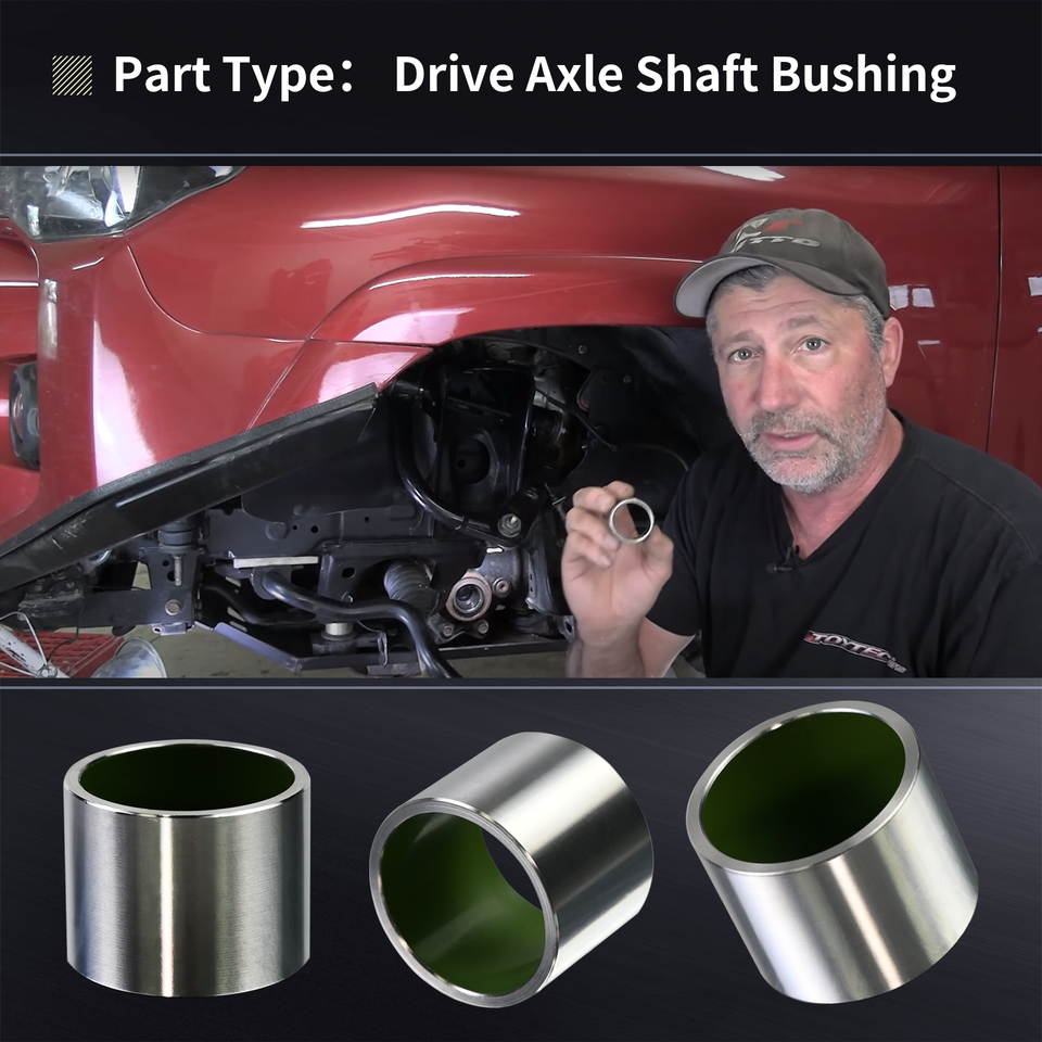 Fits Yukon Gear & Axle Toyota 8" Front CV Axle Bushing with Clamshell ...