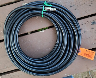 50ft RG-11 RG11 BLACK COAX COAXIAL CABLE WIRE CATV ANTENNA SAT 50' NEW ...