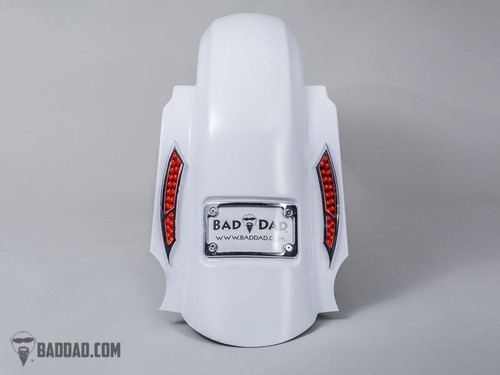 Bad Dad Summit No-Cut Saddlebag Kit 992 Chrome Taillights & Chrome ...