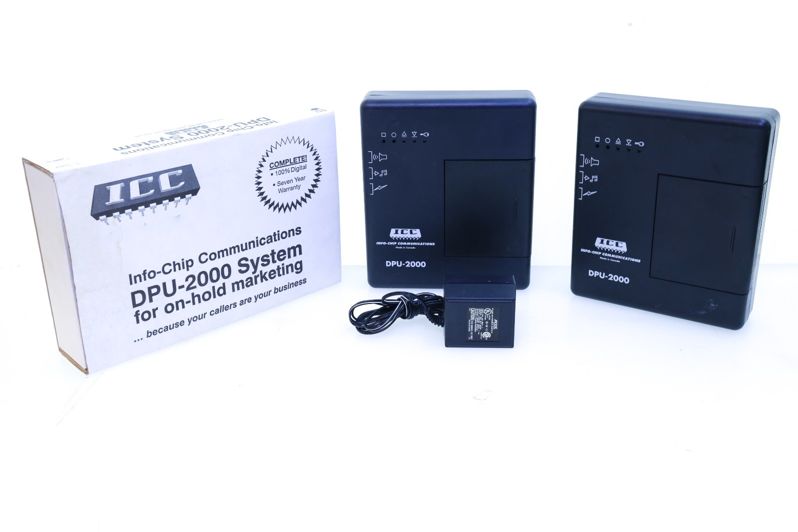 [Lot of 2] Info-Chip Co ICC DPU-2000 System for Music & Marketing On ...