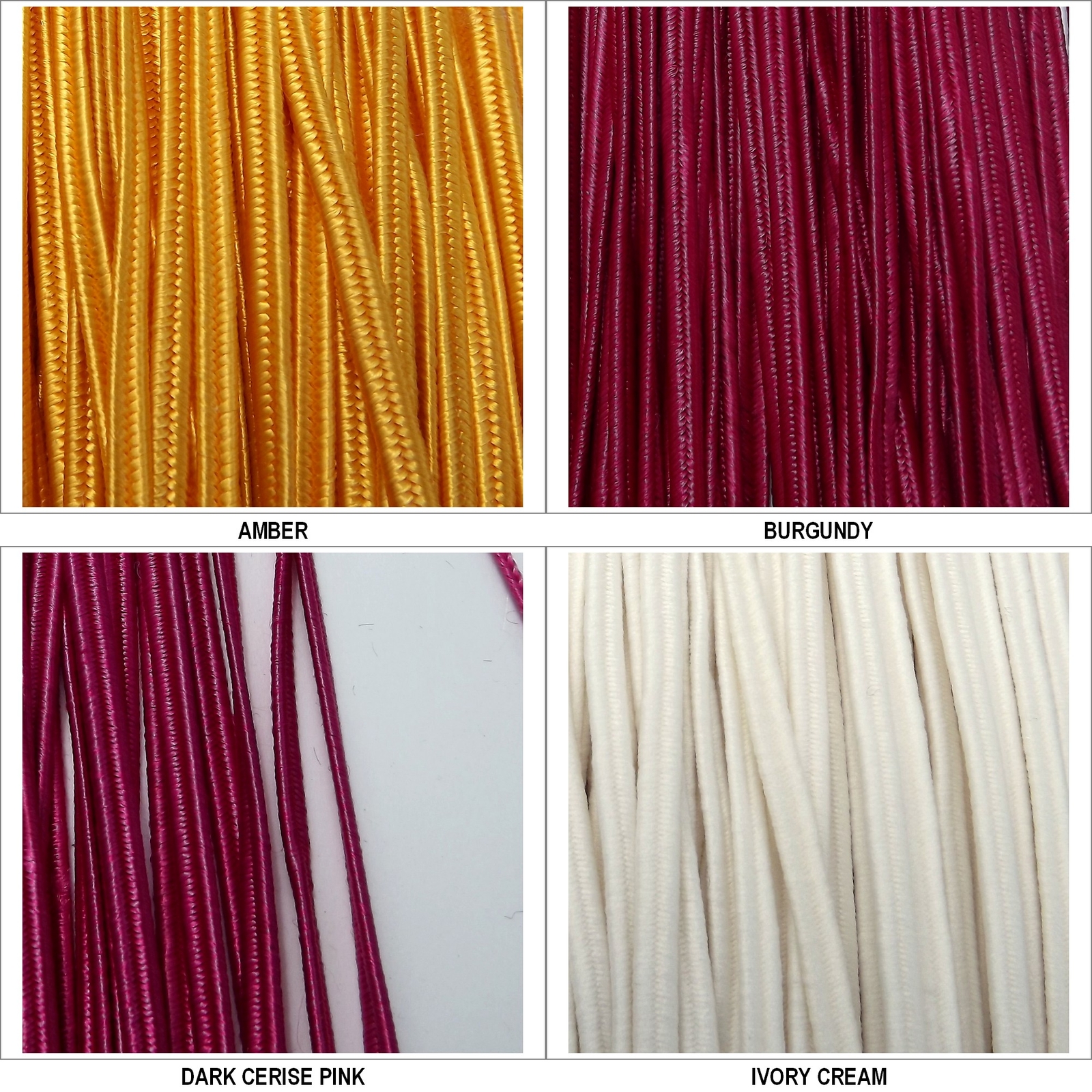 3mm Russia Braid Trim Soutache Narrow Clothing Jewellery Gimp BUY 1 2 4 ...