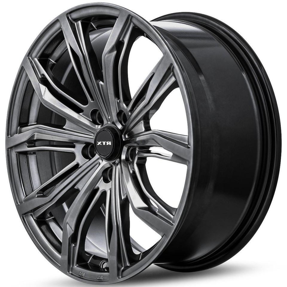18 Inch Black Alloy Wheel Rim for Eagle Talon, RTX 83260 18x8 5x114.3 ...