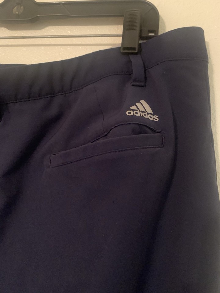 Adidas Golf Shorts - Mens Size 36x8 - Adicross Blue Nylon Stretch ...