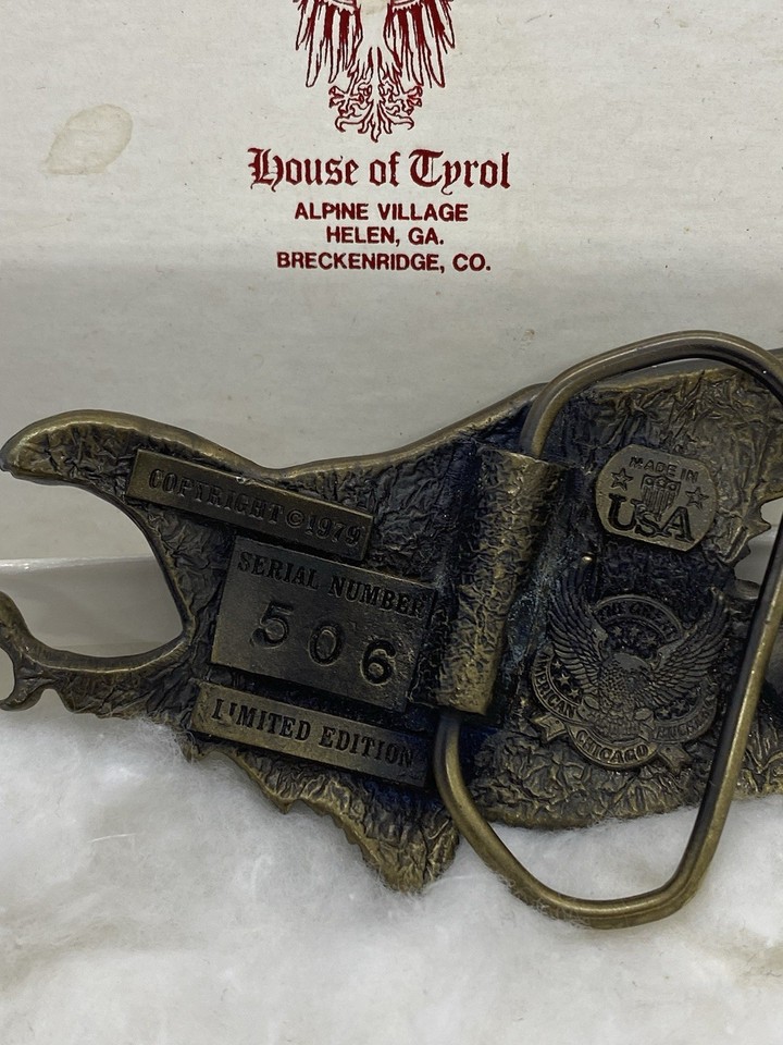 1976 Great American Buckle Company Eagle Buckle | eBay
