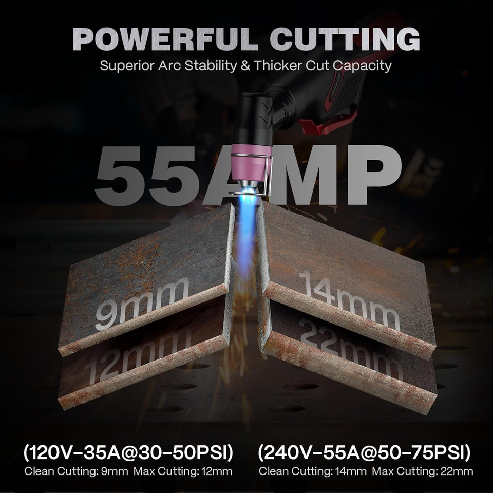 55 Amp Non-Touch Pilot Arc, 120V/240V, Upgraded LED Display, Grid ...